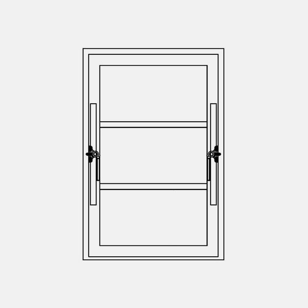 Steel Windows - Push Out | PINKYS